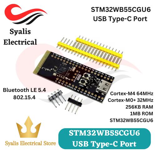 Jual Weact Studio STM32WB55CGU6 STM32WB55CG with USB Type-C Port STM32 Mini Core Board Bluetooth ...