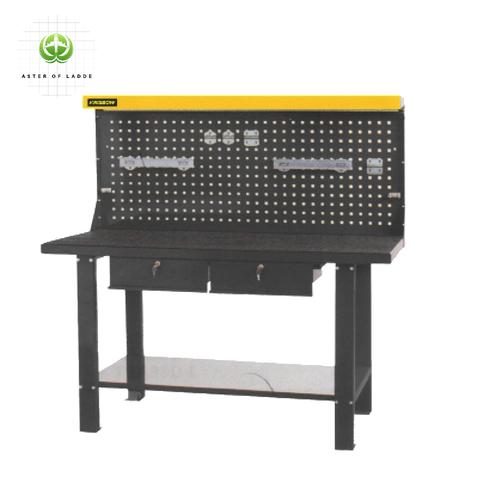 Jual Meja Kerja Workshop Work Bench Krisbow Meja Bengkel 2 Laci Dan Rak ...