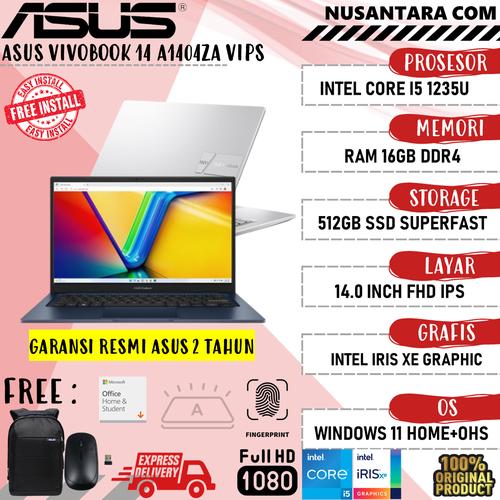 Jual Laptop Asus Vivobook 14 a1404va VIPS551 Intel Core i5 1235u Ram ...