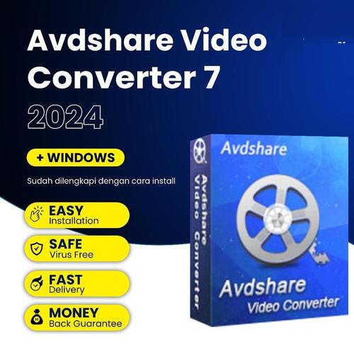 Jual Software Convert Video: Avdshare Video Converter 7 Full Version Untuk Komputer Laptop PC ...