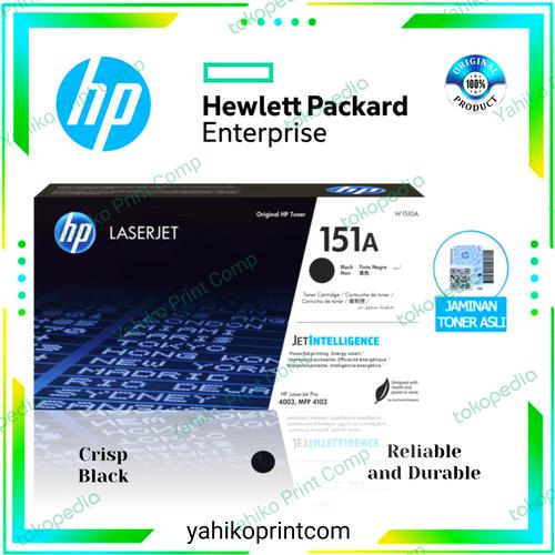 Jual HP 151A Black Original Laserjet Toner Cartridge W1510A - Jakarta ...