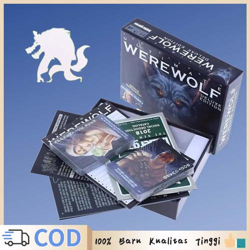 Jual Werewolf Card Game Werewolf Deluxe Board Game Deluxe Edition - Kab ...