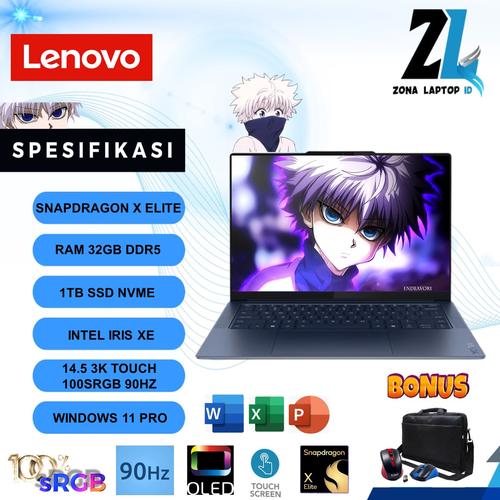Jual Lenovo Yoga Slim 7x 14 Oled Qualcomm SnapDragon X Elite 32GB 1TB ...