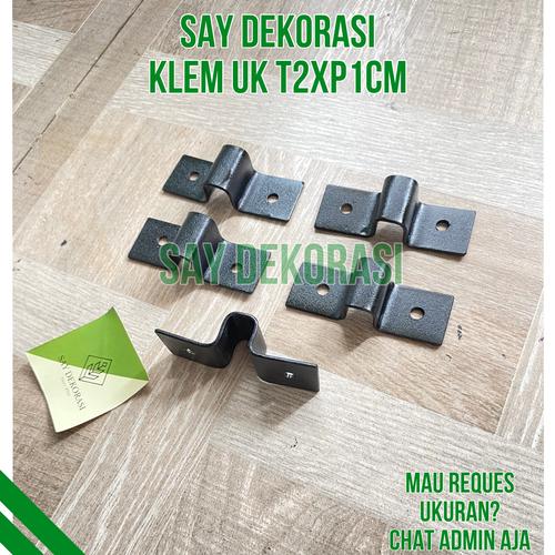 Jual SAY DEKORASI TYPE 141 KLEM KOTAK HOLLOW UKURAN T2xP1 TEBAL 2MM ...