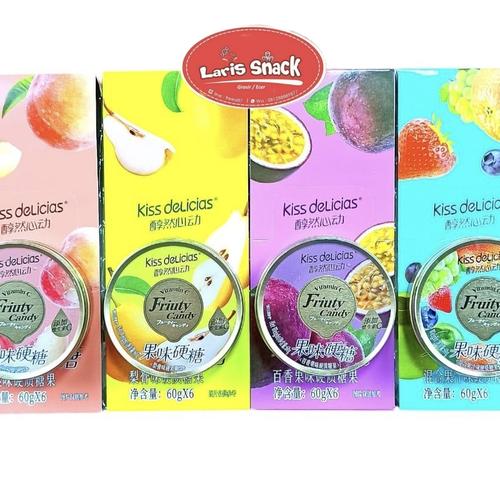 Jual Kiss Delicias Fruity Candy All Varian 60gr - Pear - Jakarta Timur - laris snack | Tokopedia