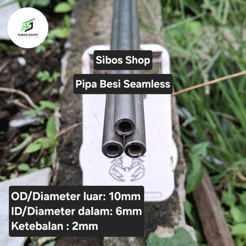 Jual Pipa Besi Seamless Od 10mm Id 6mm Tebal 2mm Panjang 20cm-100cm ...