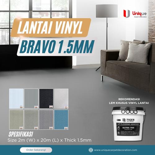 Jual Vinyl Roll Bravo Tebal 1,5mm / Vinyl Lantai Motif Semen Polos Bravo - 789-BG - Jakarta ...