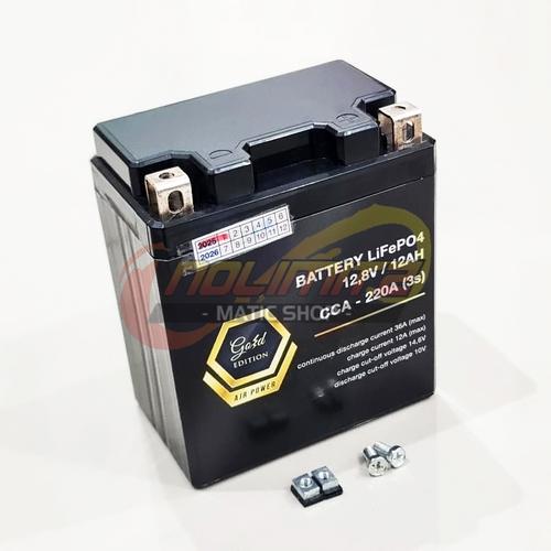 Jual Aki Accu Motor AJR Power Gold Edition LiFePO4 Lithium Battery ...