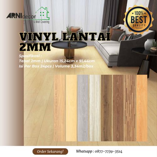 Jual Vinyl Lantai Plank ARNI 2mm Motif Kayu Murah | Volume 3,34m2/box - Jakarta Timur ...