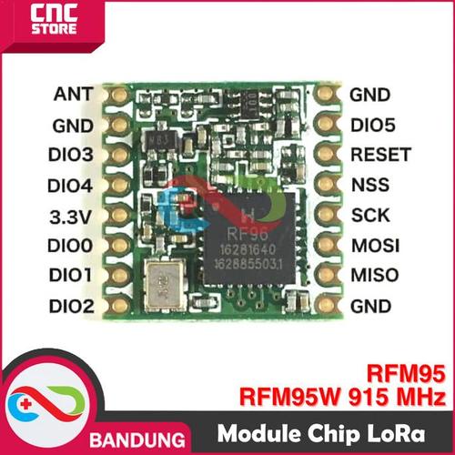 Jual LORA CHIP MODULE RFM95 RFM95W 915 MHZ - Jakarta Timur - pinati@1 ...