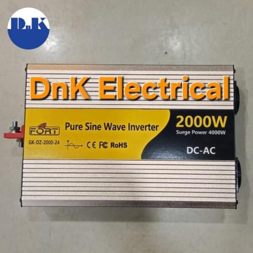 Jual Power Inverter DC to AC 2000 Watt/2000W 24VDC to 220VAC Merk Fort ...