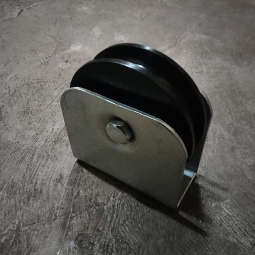 Jual Roda Bubut Super Black 10cm Roda Pintu Gerbang Pagar Besi Model ...