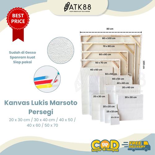 Jual Kanvas Lukis Marsoto Persegi Panjang 20 x 30 cm / 30 x 40 cm / 40 ...