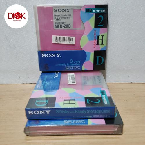 Jual DISKET SONY 2HD 1.44MB | FLOPPY DISK 3.5 INCI 3PCS | DISKETTE ORI - Kota Tangerang - DISK ...