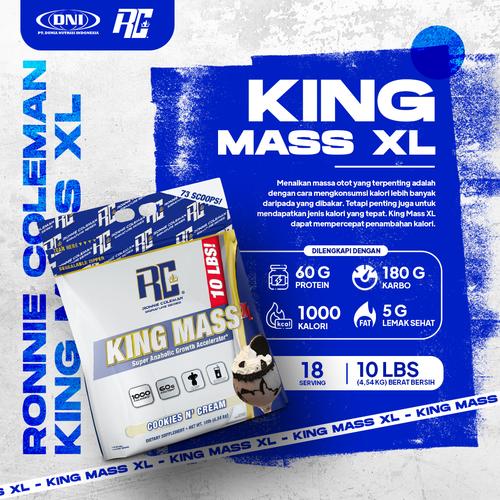 Promo RONNIE COLEMAN KING MASS-XL 10 LBS (18 SERVING) - DARK CHOCO ...