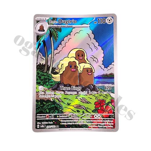 Jual Alolan Dugtrio AR 200/182 & 209 SVP Promo - Kartu Pokemon TCG ...
