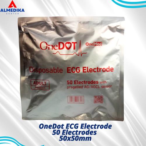 Jual Onedot ECG Electrode Onemed Isi 50 Adult 50x50mm - Kota Tangerang ...