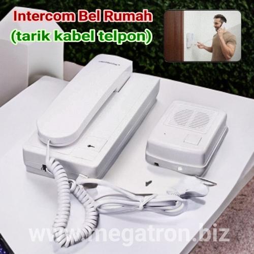 Jual Intercom Doorbell - Bel Rumah dengan Intercom komunikasi 2 arah (tarik kabel Telpon ...