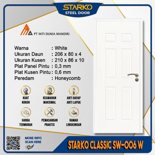 Jual Pintu Baja STARKO CLASSIC SW-006 W - Jakarta Utara - Toko Keramik ...