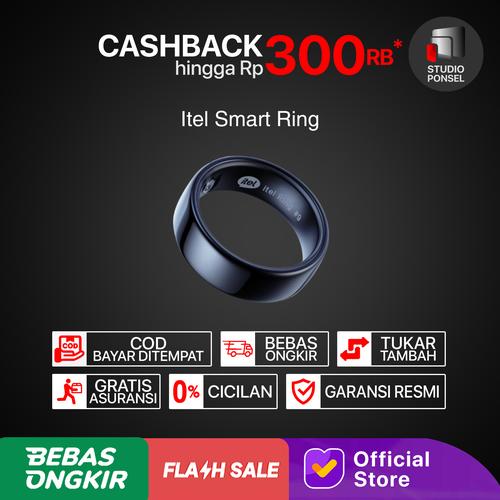 Promo Itel Smart Ring 24h Real Time Monitoring Hearth Rate Blood Oxygen ...