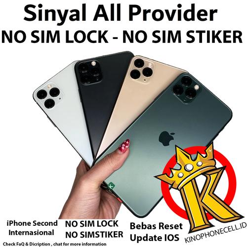 Jual iPhone 11 PRO 64GB 256GB 512GB Second Ex inter Fulset Mulus ...