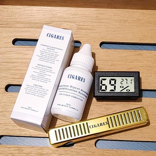 Jual CIGARES Humidor Kit - Medium Length Rectangular Plastic Humidifier ...