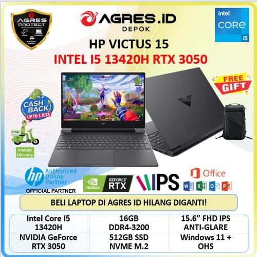Promo Hp Victus 15 I5 13420H RTX3050 6GB/ 16GB 512GB Windows 11+OHS+ ...