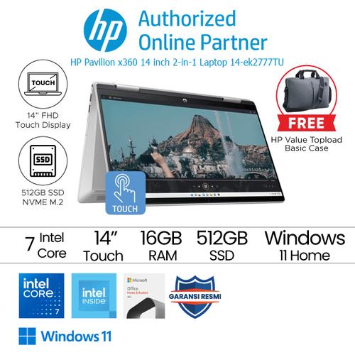 Promo HP Pavilion x360 14-ek2666TU i7-150U 16GB 512GB SSD W11+OHS 14 ...