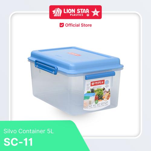 Promo LION STAR Box Kedap Udara Silvo Container 5 Liter SC-11 - Merah ...