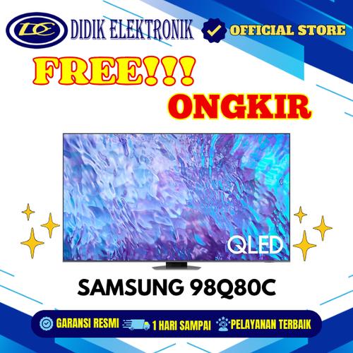 Promo Smart TV Samsung 98Q80C 98 Inch QLED UHD 4K Dolby Atmos ...