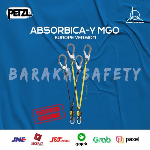 Jual PETZL ABSORBICA - Y MGO Double Lanyard with Energy Absorber Europe ...
