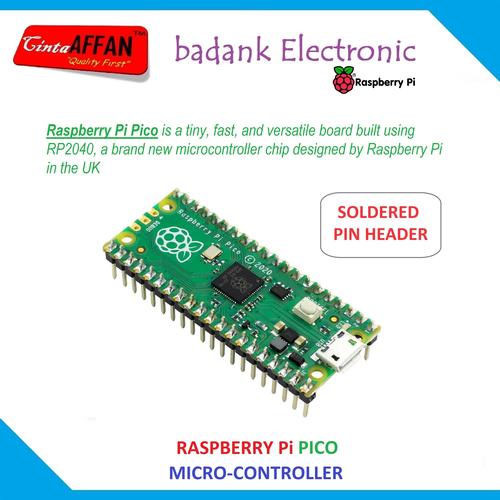 Jual Raspberry Pi PICO (with soldered pin header) - Jakarta Timur ...