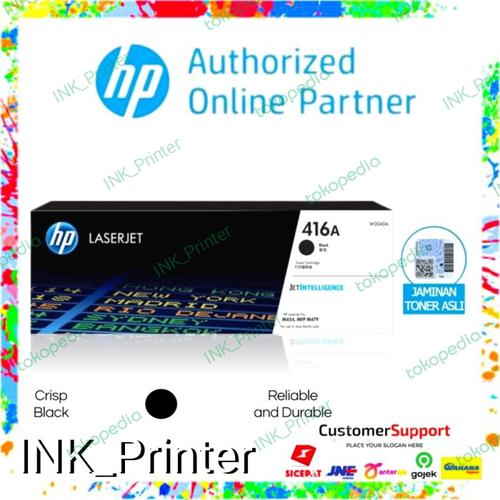 Jual Toner Hp Laserjet 416A Original Cartridge Black Color - Kuning ...