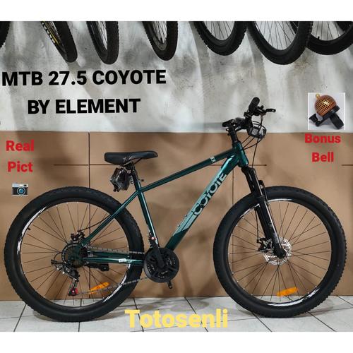 Jual sepeda gunung MTB 27.5 inch element coyote orang dewasa rem cakram ...
