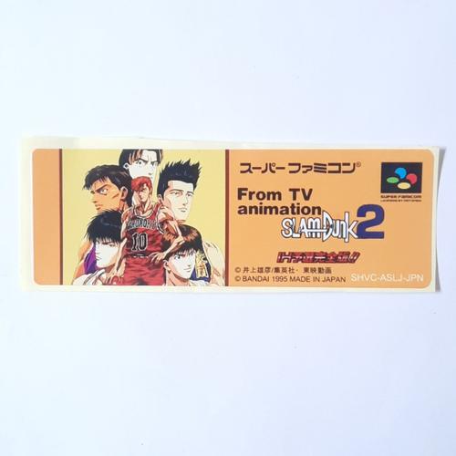 Jual Label Kaset SNES Slam Dunk 2 Game Nintendo Jadul Super Famicom ...