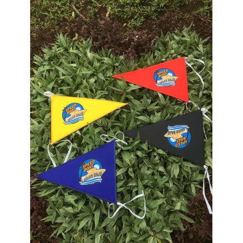 Jual Bendera Tour Segitiga Custom Desain Full Printing Bahan Taslan ...