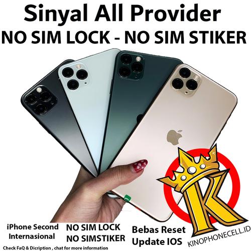 Jual iPhone 11 Pro MAX 64GB 256GB 512GB Second Ex inter Mulus Fulset ...