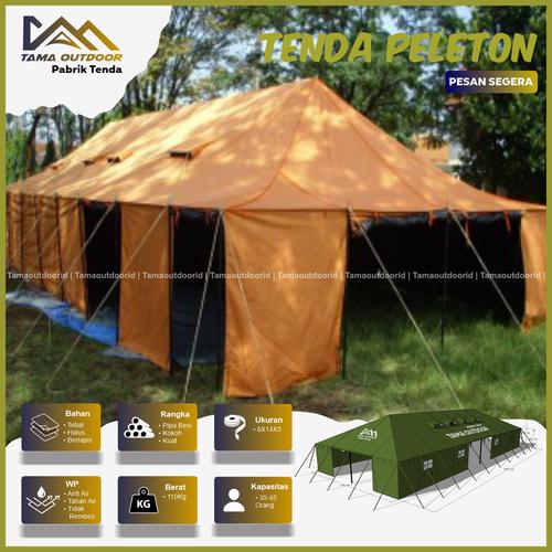 Jual Tenda Pleton - Peleton Ukuran Pramuka Kemping Komando Regu TNI ...