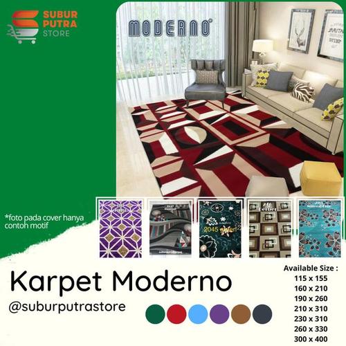 Jual Karpet Moderno 160 X 210 Cm . - 4407 Dk Brown - Kota Surabaya - kj ...