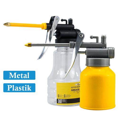 Jual Pompa Semprot Oli Botol Metal Plastik 250ml / 350ml Oil Spray Can ...