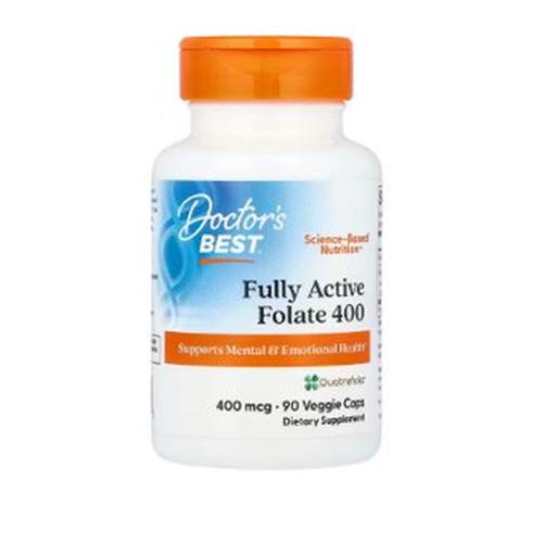 Jual Doctor Best Fully Active Folate 400 With Quatrefolic 90 Veg Cap ...