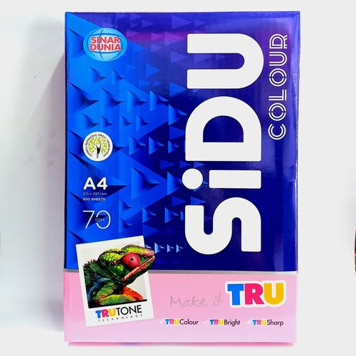 Jual Kertas HVS Warna A4 70gsm Sinar Dunia ( 1 Rim ) - Pink - Jakarta ...