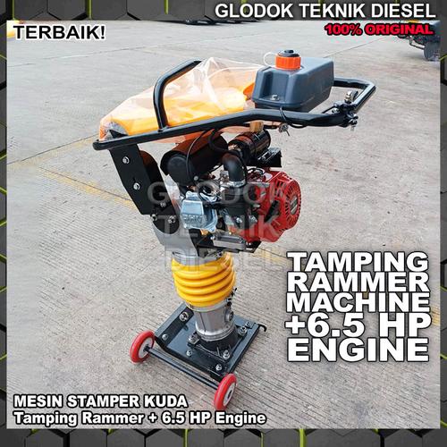 Jual Mesin Stamper Kuda / Tamping Rammer / Pemadat Tanah KUALITAS TERBAIK - +6.5 HP CHINA - Kota ...
