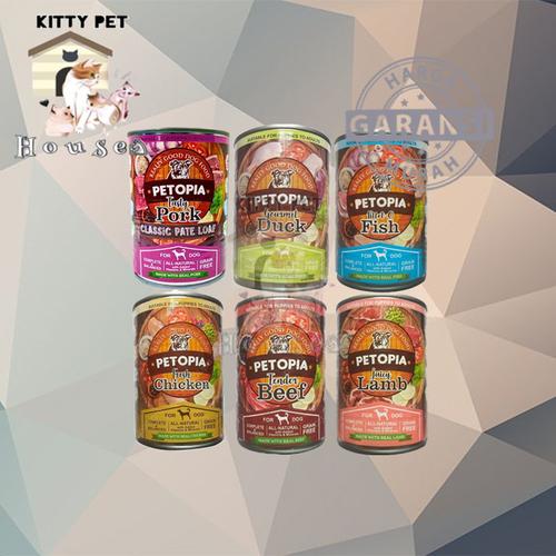 Promo MAKANAN ANJING KALENG PETOPIA 380GR ALL VARIAN 1 DUS 24 KALENG ...