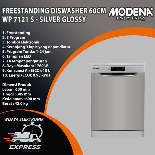 Promo DISWASHER MODENA WP7121S / MESIN PENCUCI PIRING / MODENA WP7121S ...