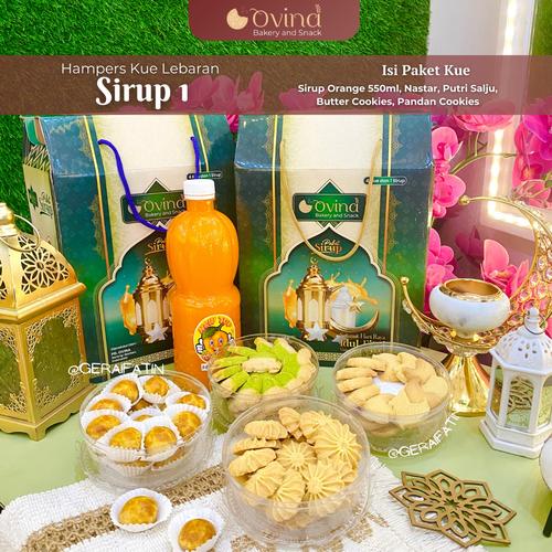 Jual KUE LEBARAN 2023 OVINA SIRUP BESAR ISI 1 SIRUP 4 TOPLES - Kota ...