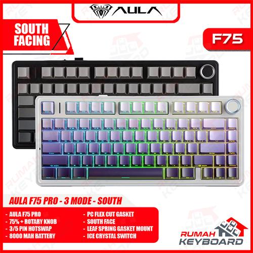 Promo Aula F75 PRO - 75% Compact - 3 Mode - Gaske Mount - RGB - PBT ...