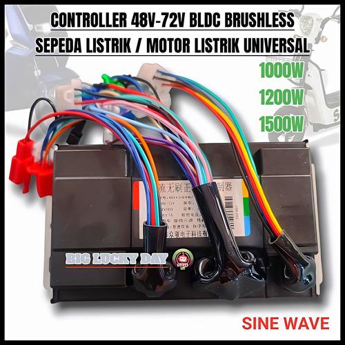 Jual CONTROLLER SEPEDA LISTRIK / MOTOR LISTRIK 48V-72V 1000W 1200W ...