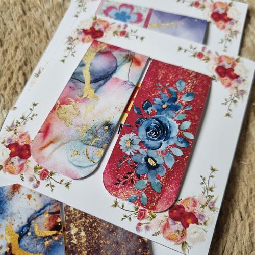 Jual Pembatas Buku Lucu Aestetik dengan Magnet Glitter Series - Glossy ...