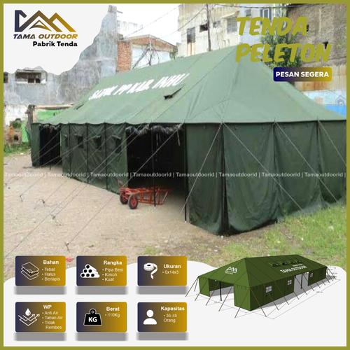 Jual Tenda Pleton Army Peleton Regu Pramuka Uk. 6M x 14M x 3M TNI ...